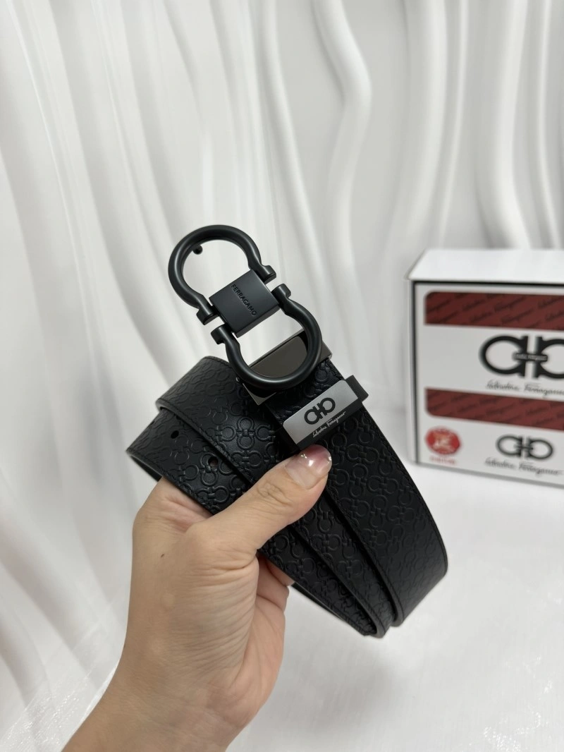 Brand-authenticated Ferragamo Belts