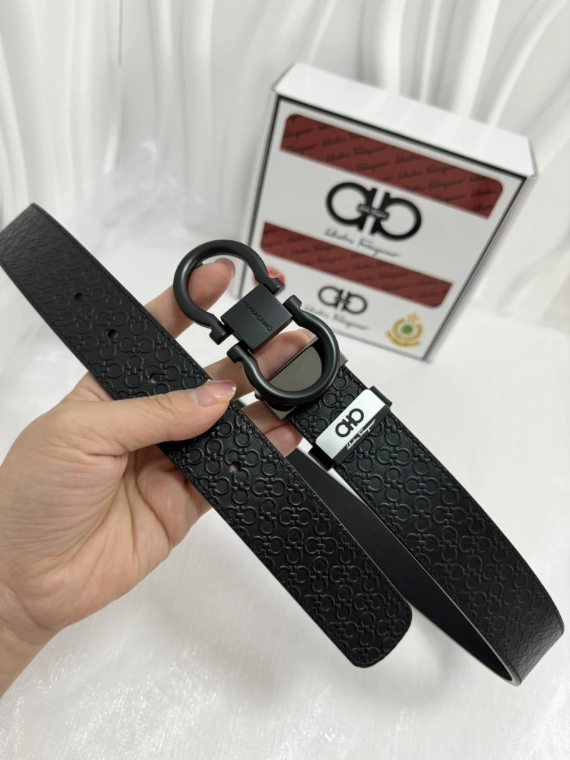 Brand-authenticated Ferragamo Belts