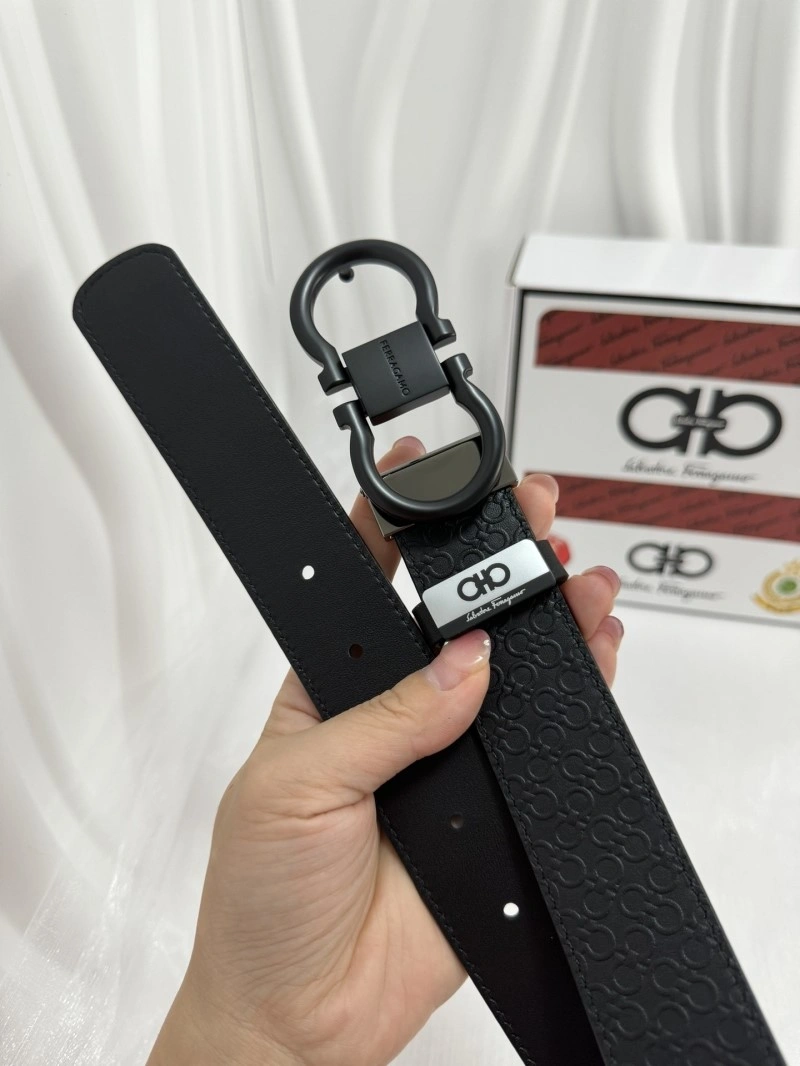 Brand-authenticated Ferragamo Belts