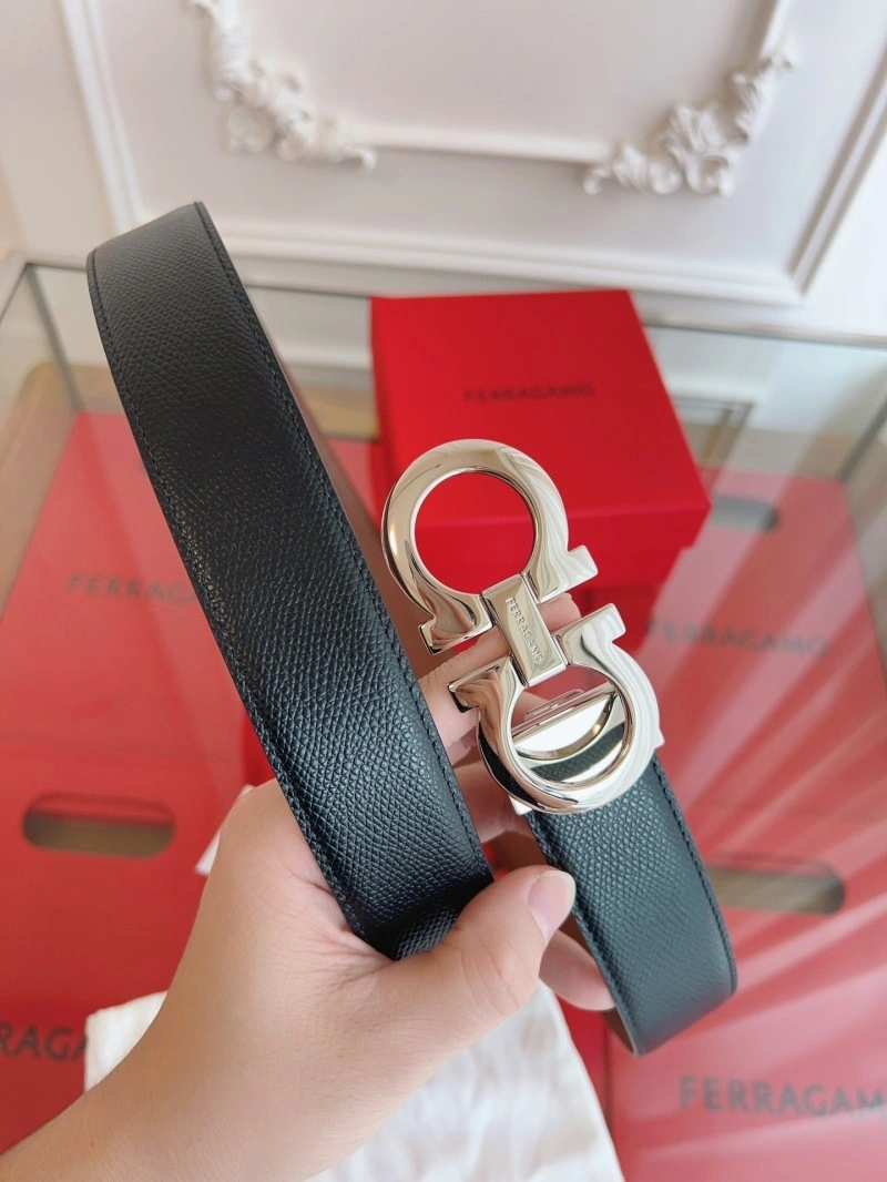 Brand-authenticated Ferragamo Belts