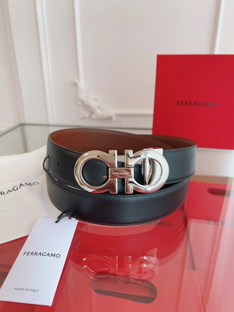 Brand-authenticated Ferragamo Belts