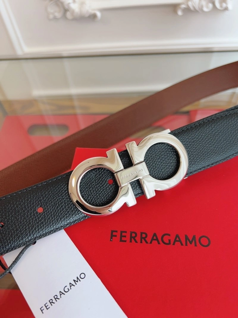 Brand-authenticated Ferragamo Belts