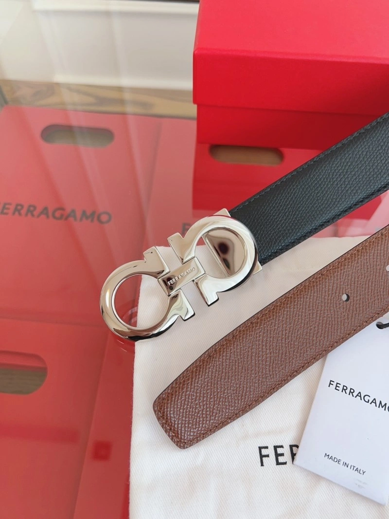 Brand-authenticated Ferragamo Belts