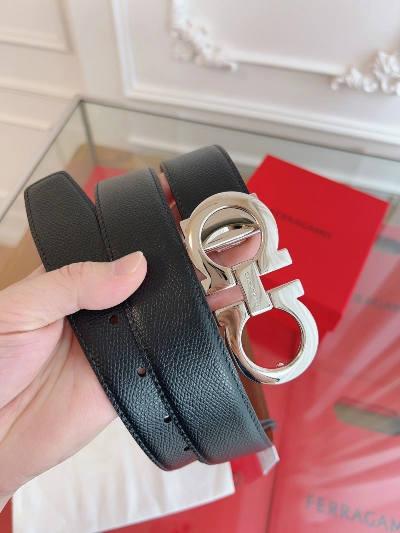 Brand-authenticated Ferragamo Belts