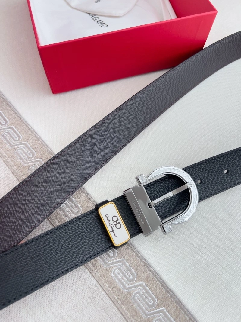 Brand-authenticated Ferragamo Belts