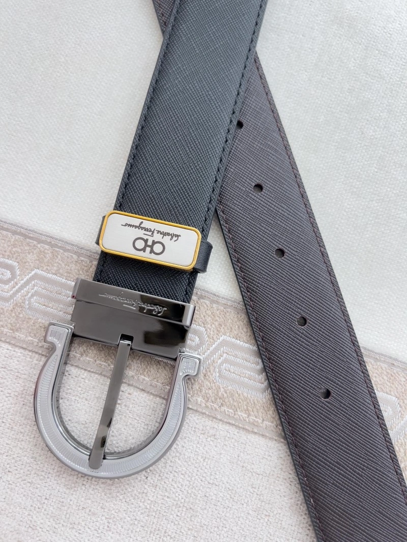 Brand-authenticated Ferragamo Belts