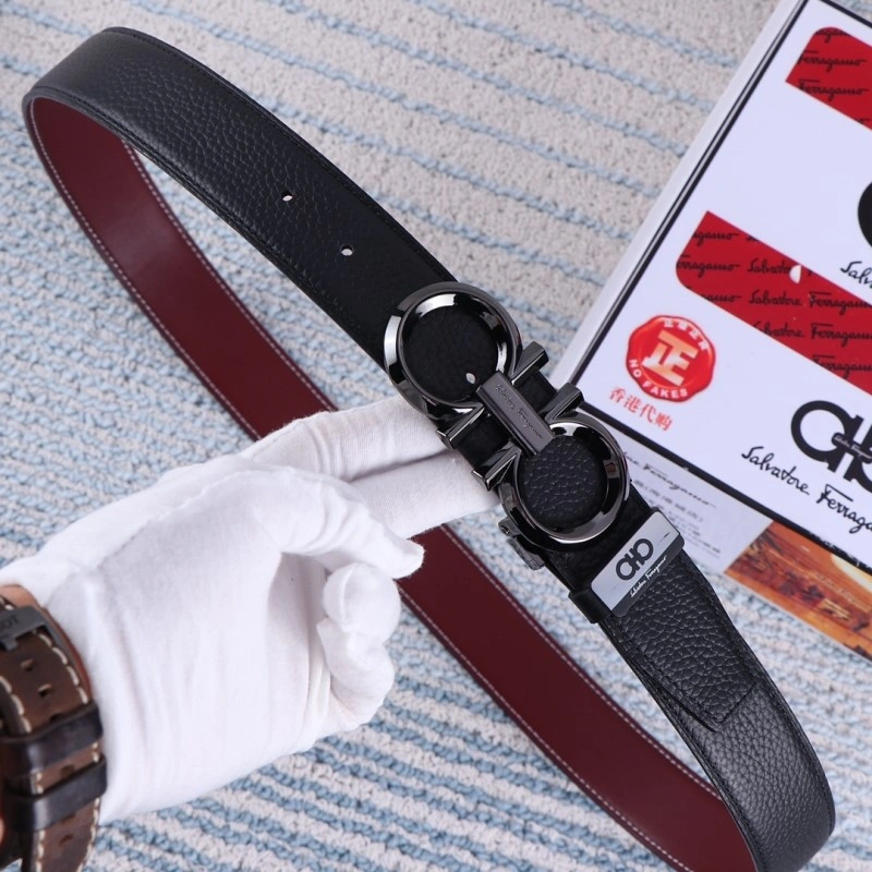 Brand-authenticated Ferragamo Belts