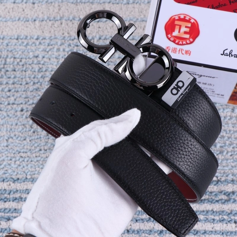 Brand-authenticated Ferragamo Belts