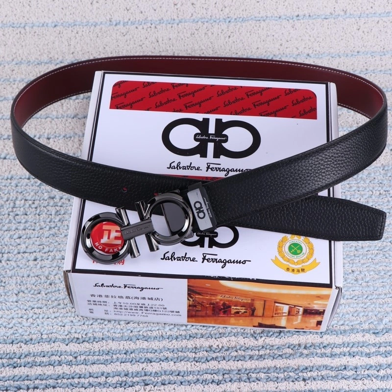 Brand-authenticated Ferragamo Belts