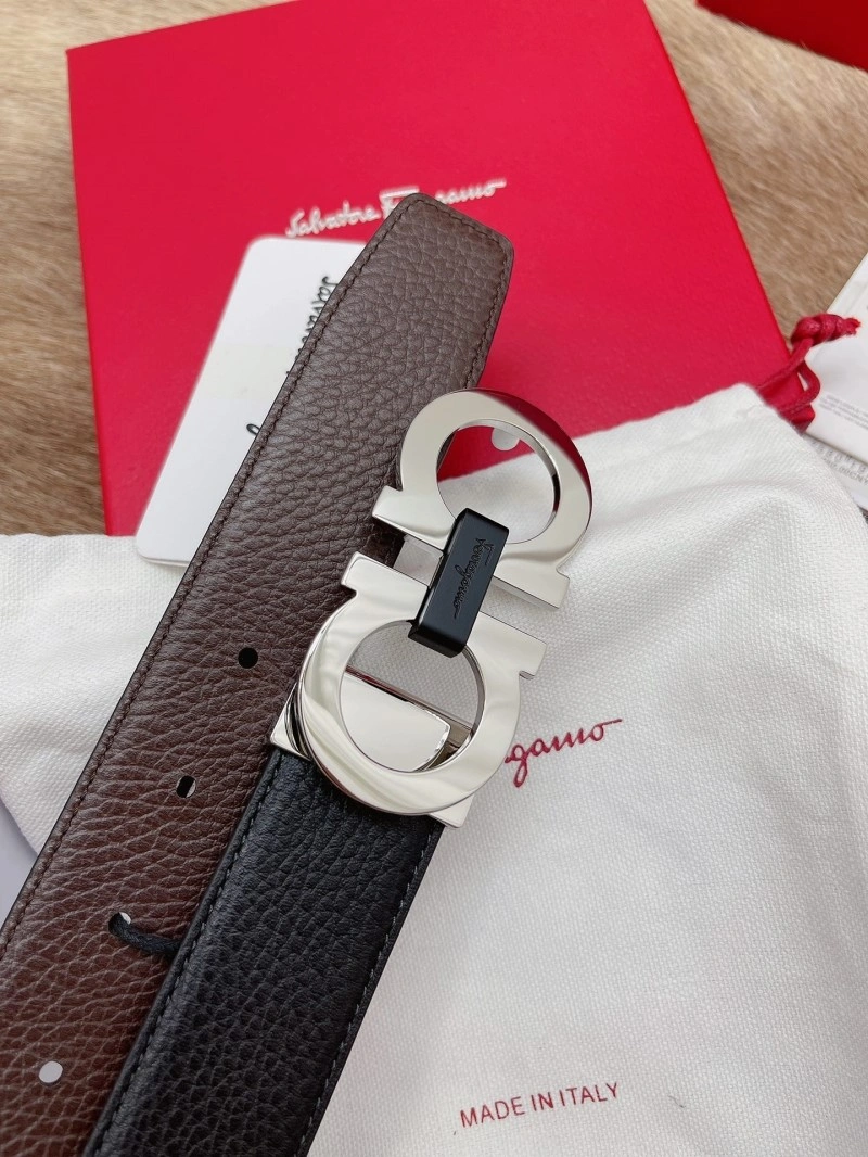 Brand-authenticated Ferragamo Belts