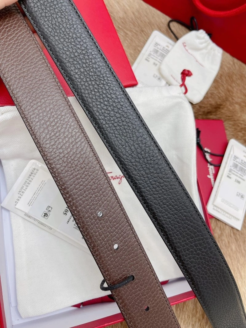 Brand-authenticated Ferragamo Belts