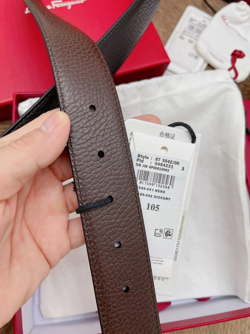 Brand-authenticated Ferragamo Belts