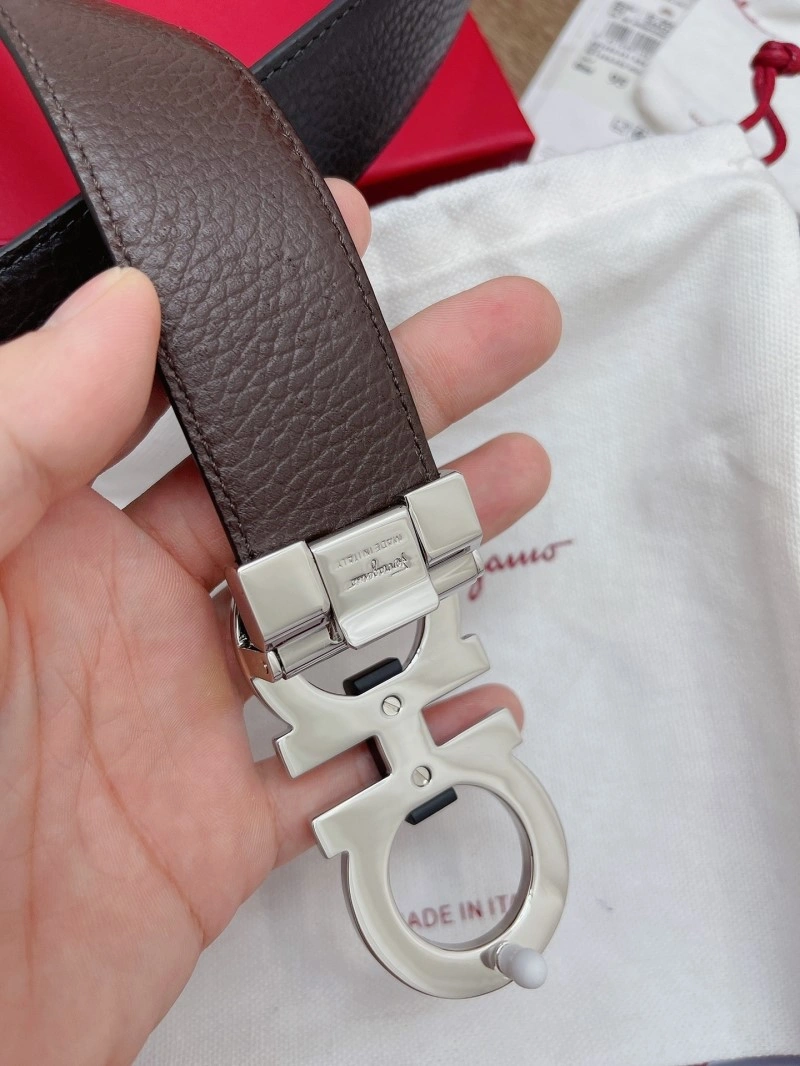 Brand-authenticated Ferragamo Belts