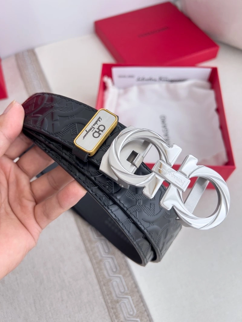 Brand-authenticated Ferragamo Belts