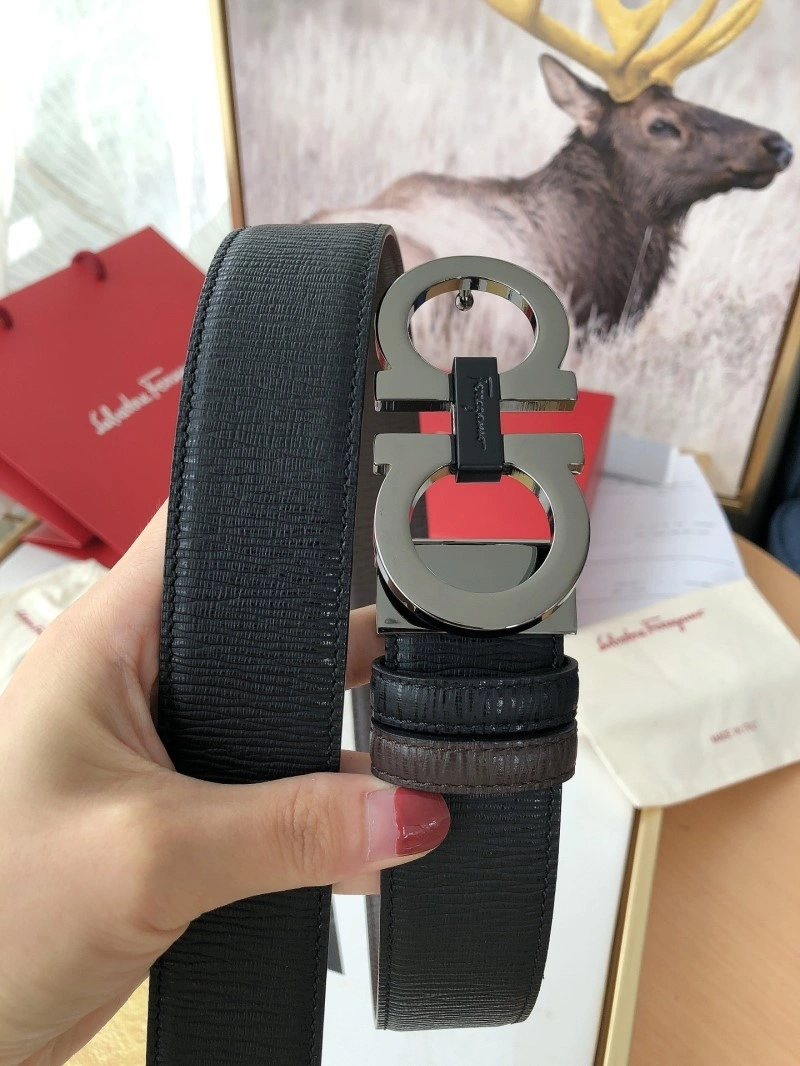 Brand-authenticated Ferragamo Belts