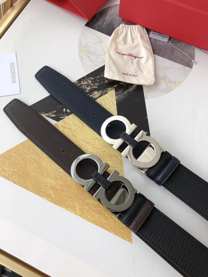 Brand-authenticated Ferragamo Belts