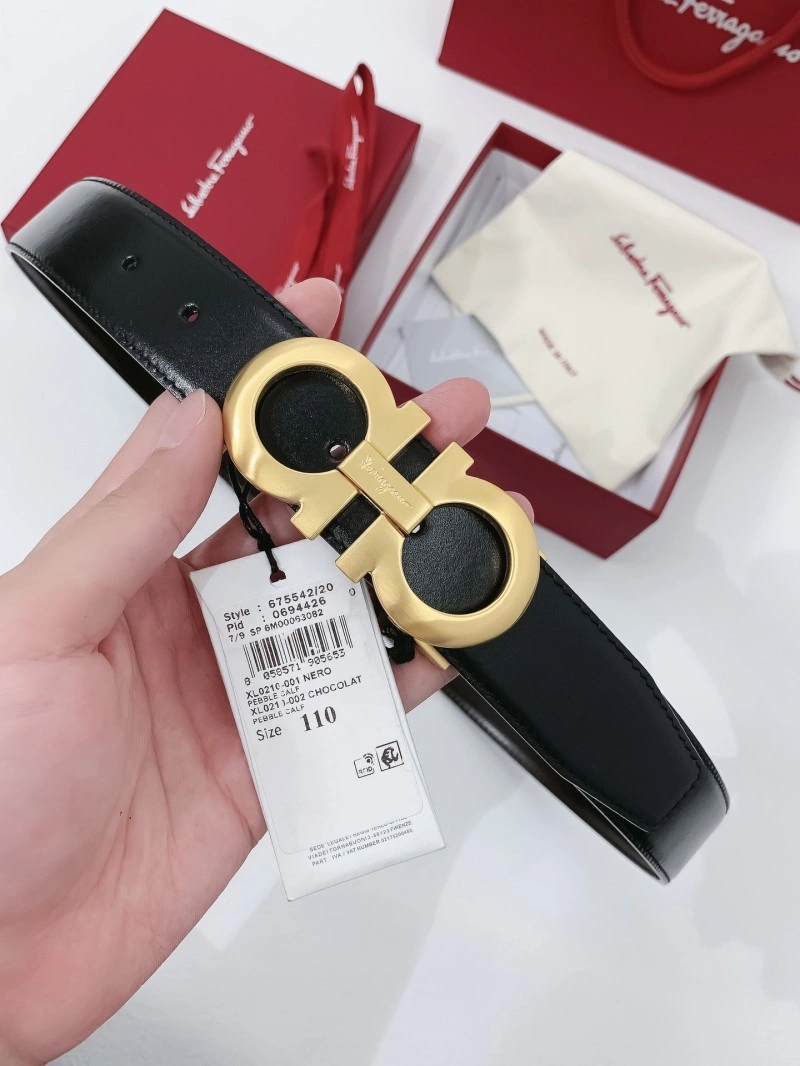 Brand-authenticated Ferragamo Belts