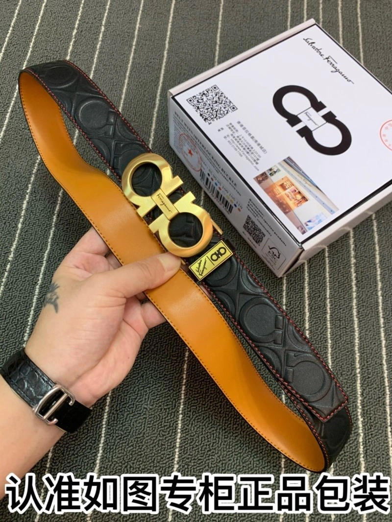 Brand-authenticated Ferragamo Belts