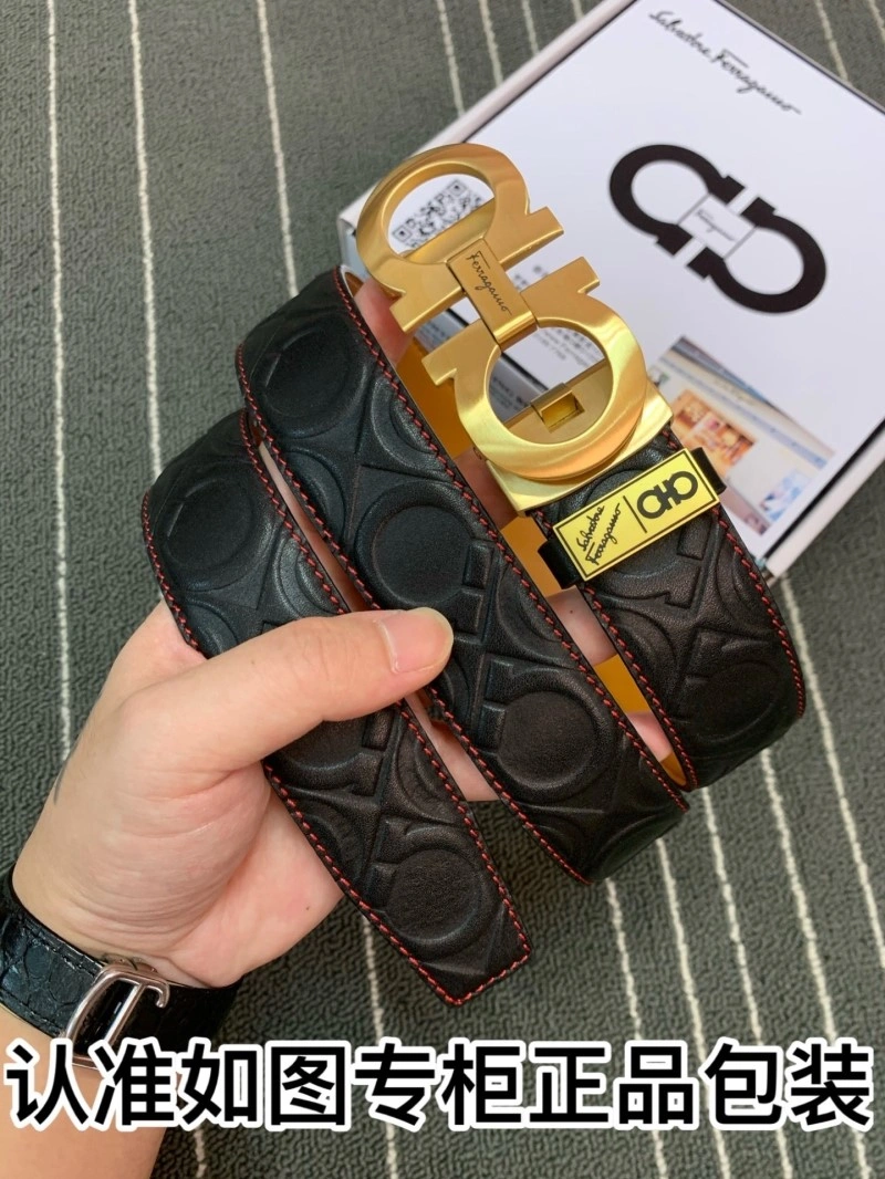 Brand-authenticated Ferragamo Belts