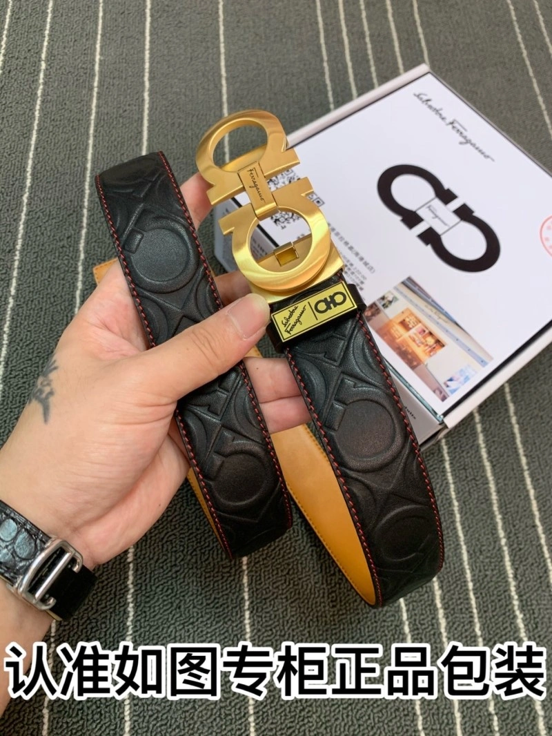 Brand-authenticated Ferragamo Belts