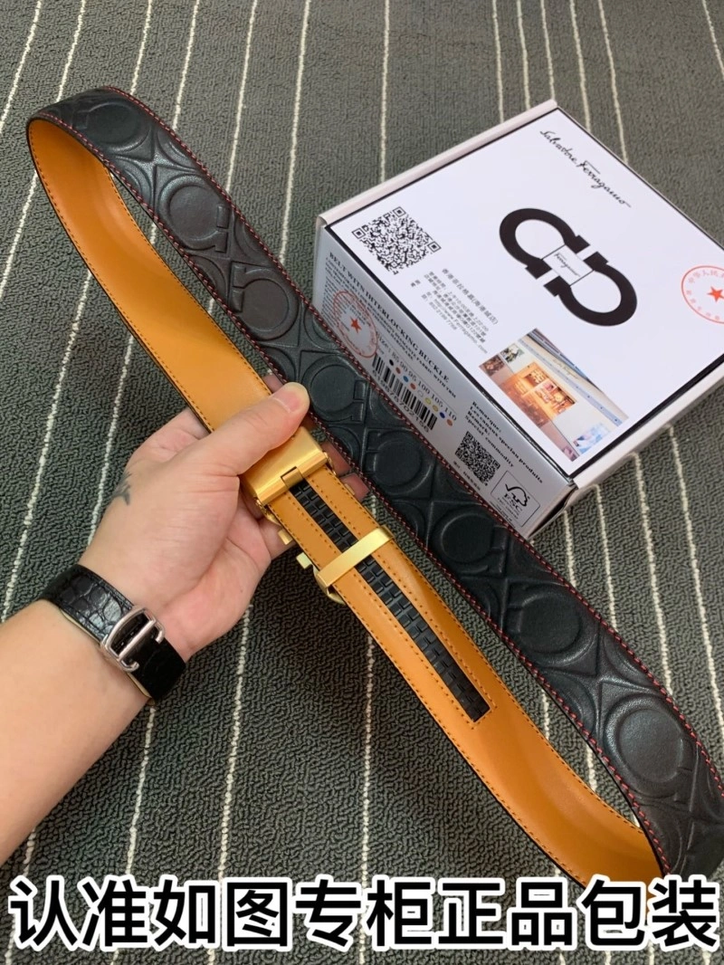 Brand-authenticated Ferragamo Belts