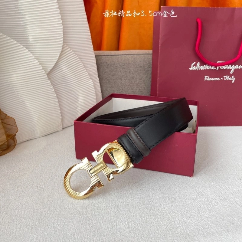 Brand-authenticated Ferragamo Belts