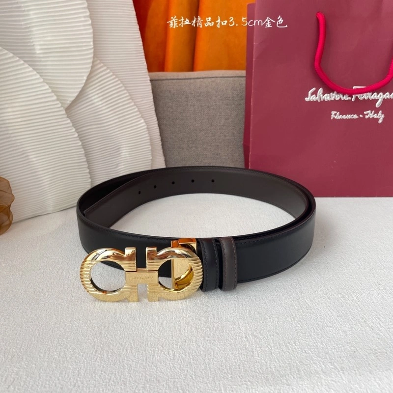 Brand-authenticated Ferragamo Belts