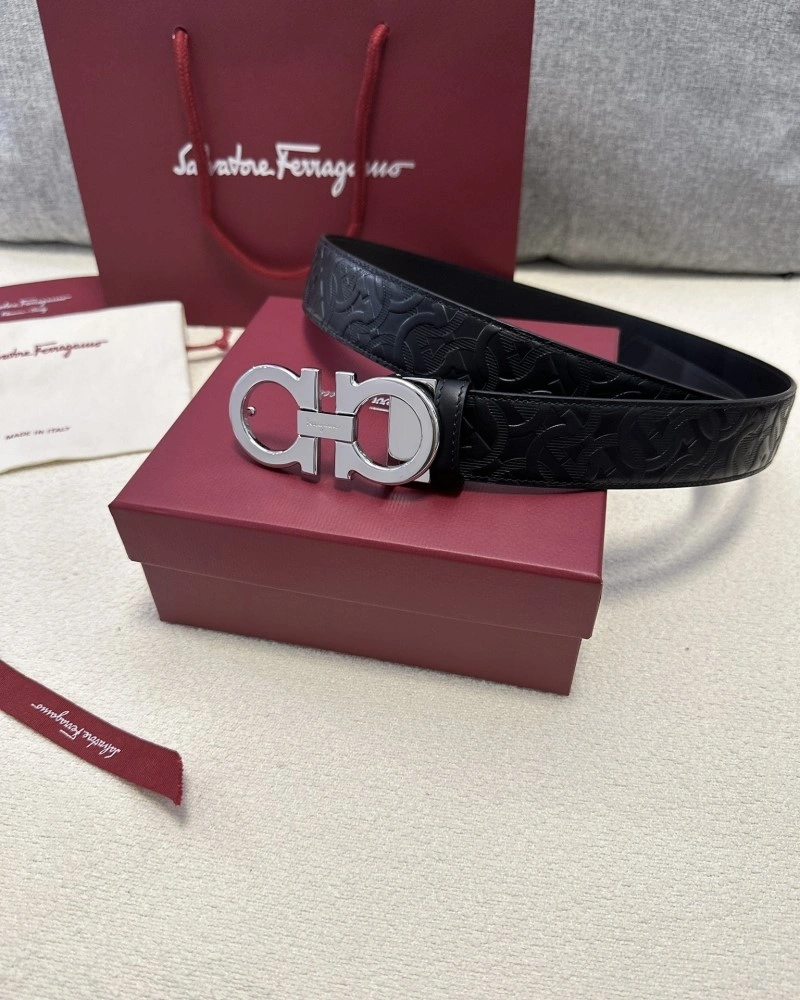Brand-authenticated Ferragamo Belts