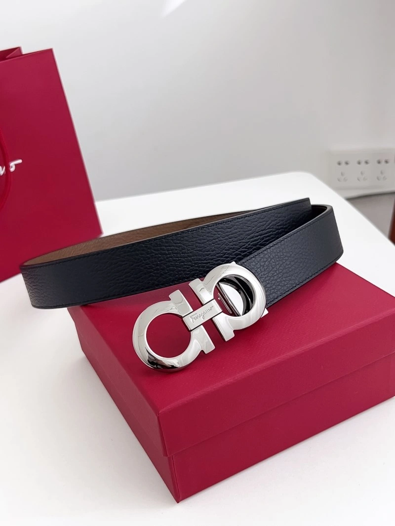 Brand-authenticated Ferragamo Belts