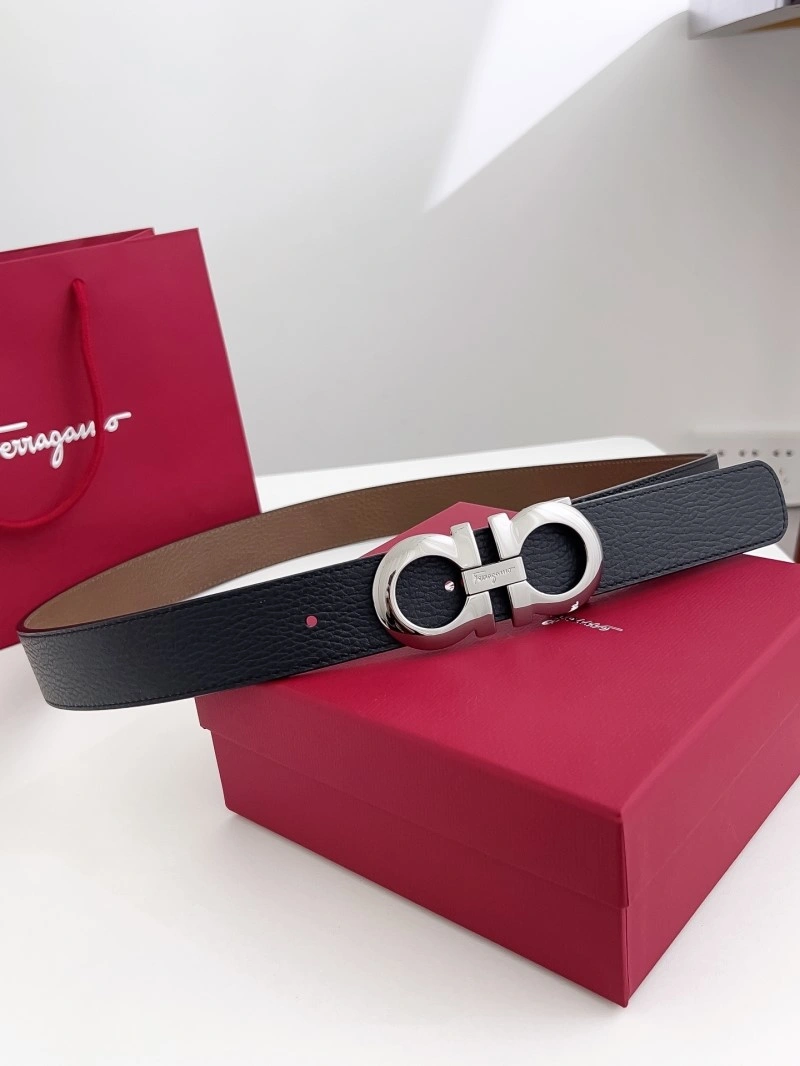 Brand-authenticated Ferragamo Belts