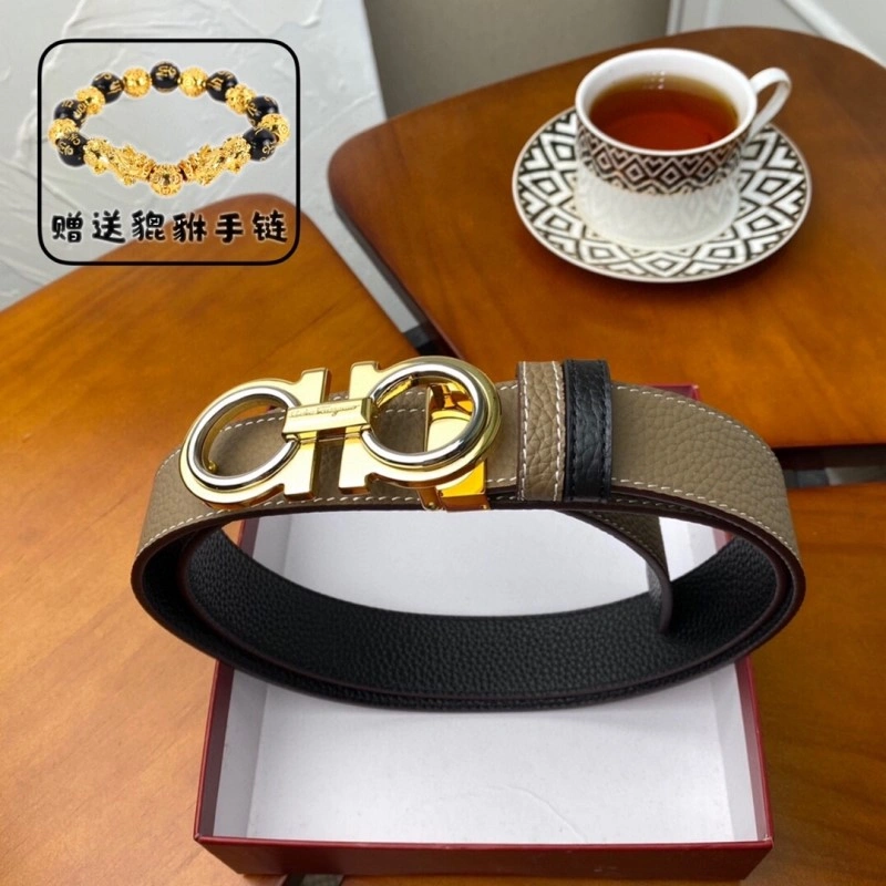 Brand-authenticated Ferragamo Belts