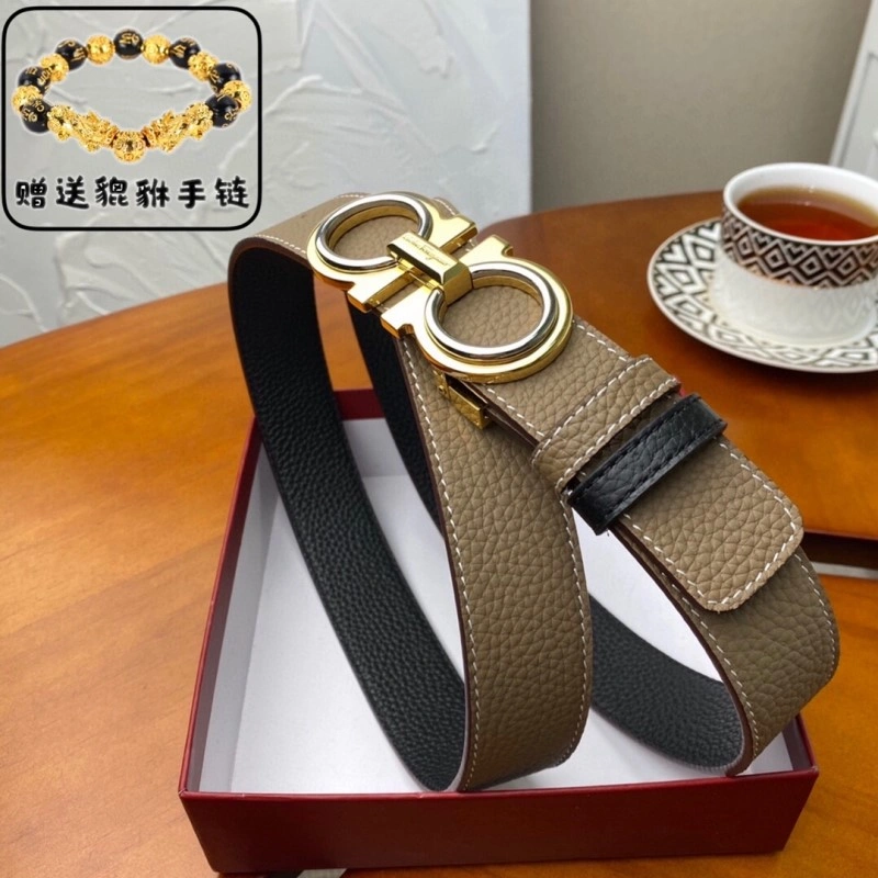 Brand-authenticated Ferragamo Belts