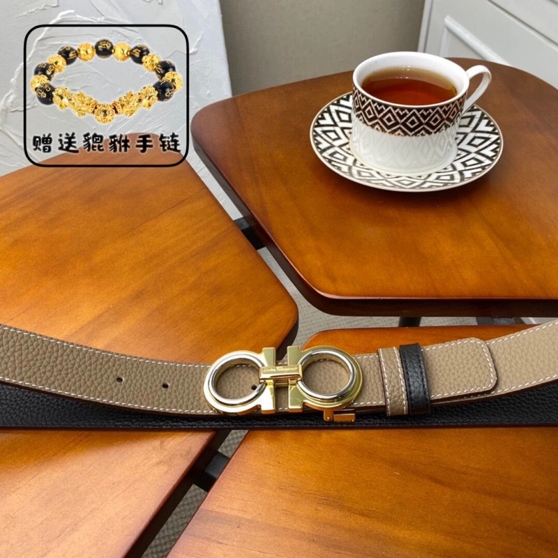 Brand-authenticated Ferragamo Belts