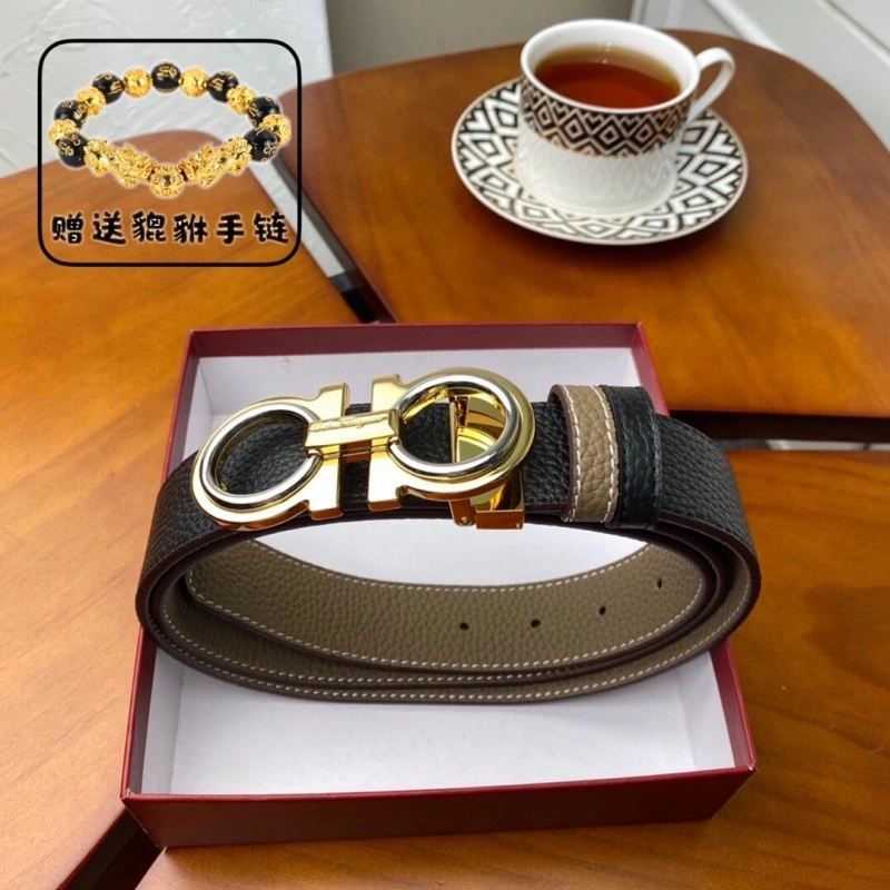 Brand-authenticated Ferragamo Belts