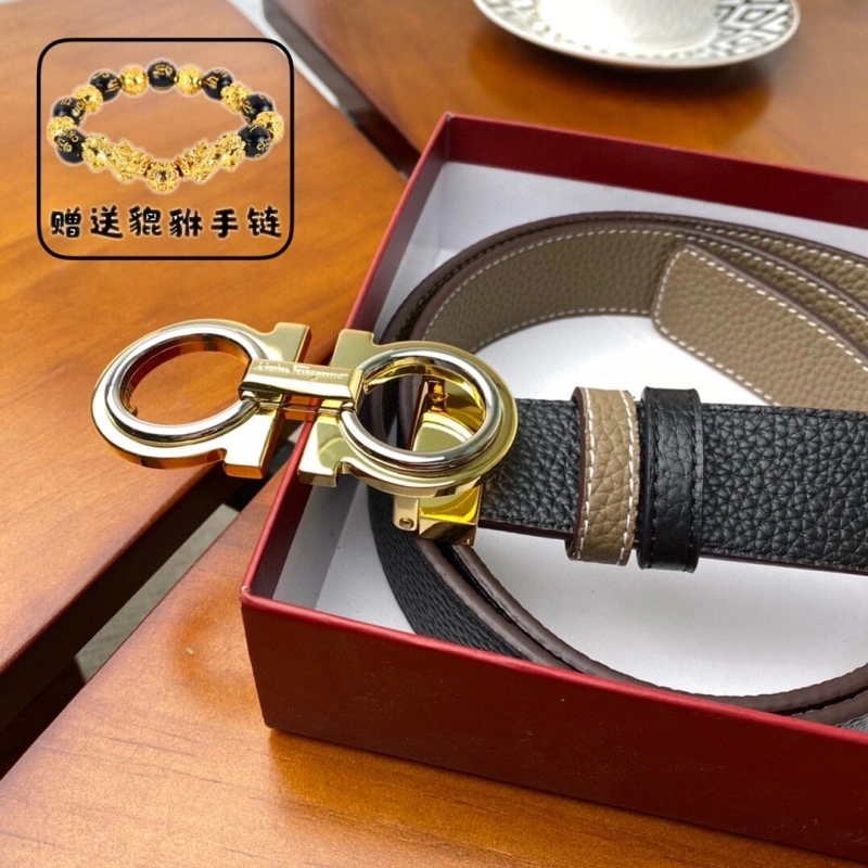 Brand-authenticated Ferragamo Belts