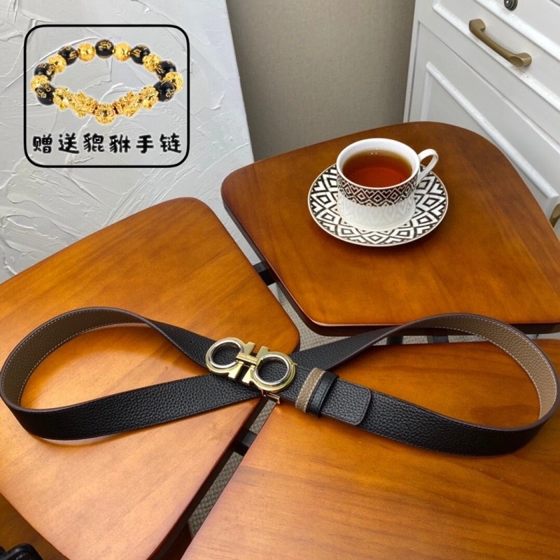 Brand-authenticated Ferragamo Belts