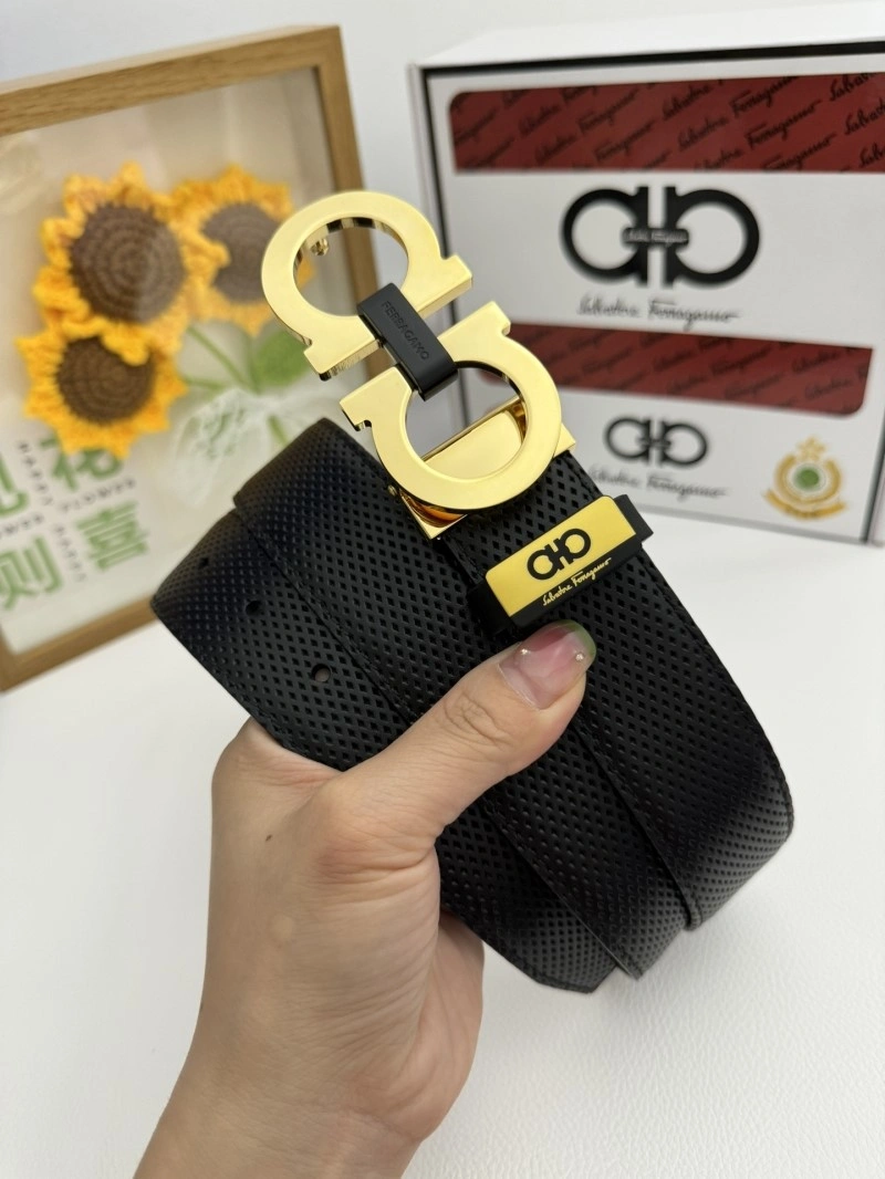 Brand-authenticated Ferragamo Belts
