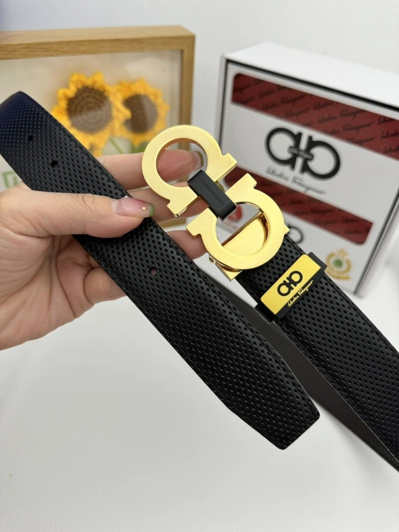 Brand-authenticated Ferragamo Belts