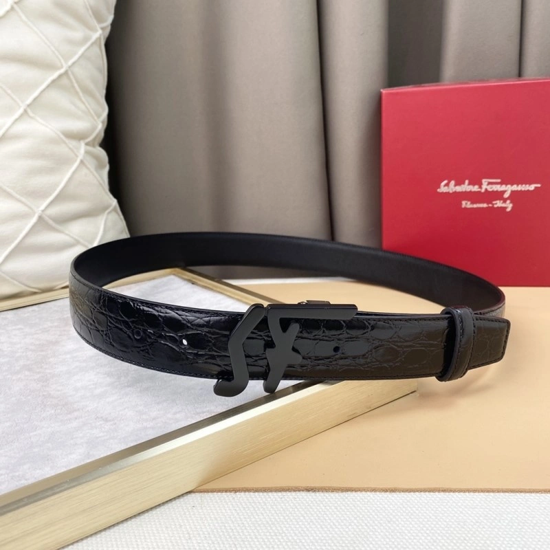 Brand-authenticated Ferragamo Belts