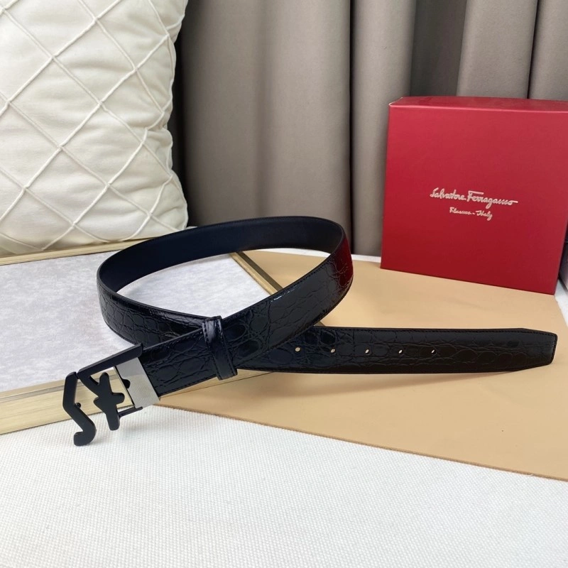 Brand-authenticated Ferragamo Belts