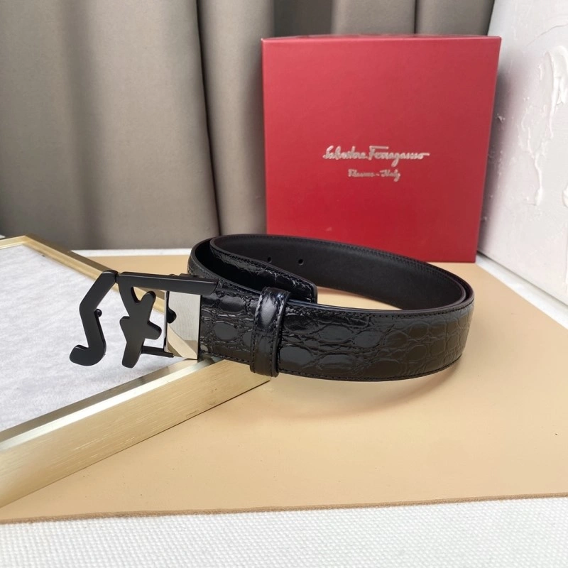 Brand-authenticated Ferragamo Belts