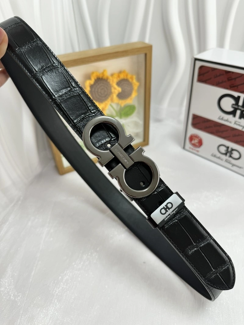 Brand-authenticated Ferragamo Belts