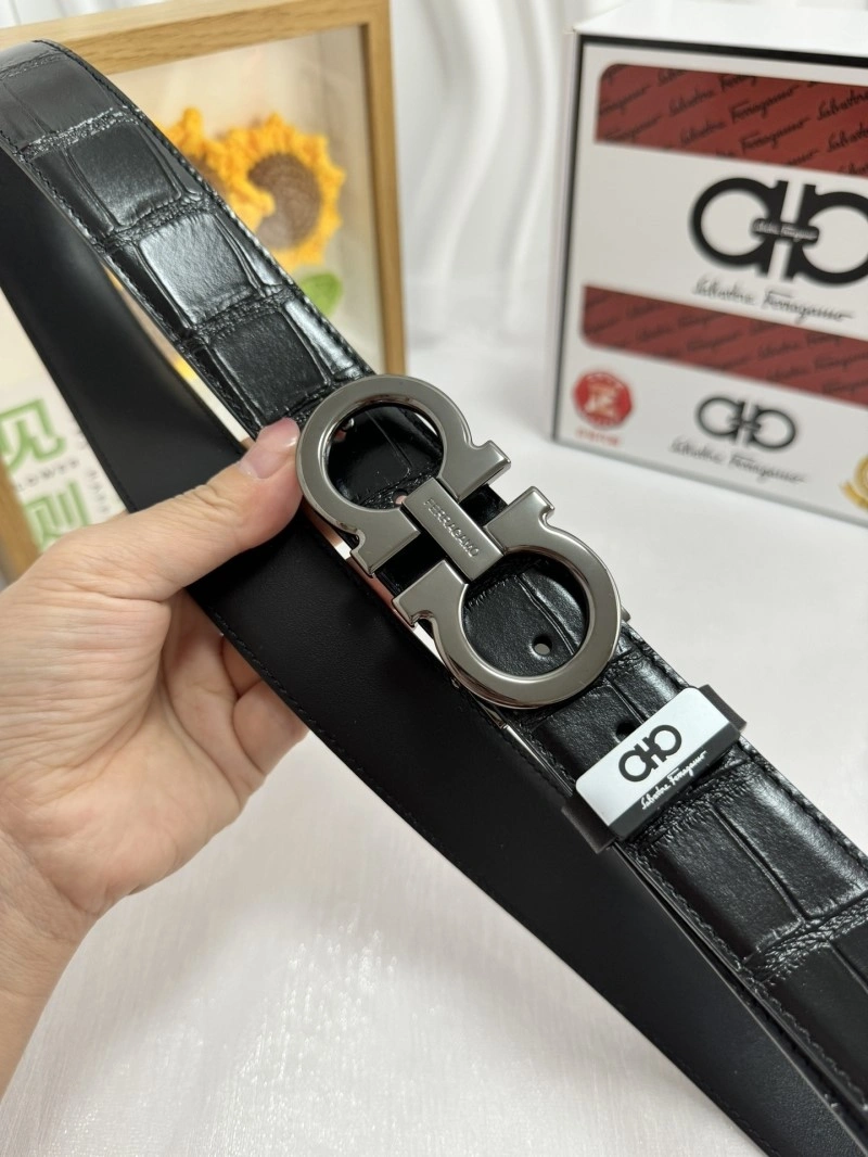 Brand-authenticated Ferragamo Belts
