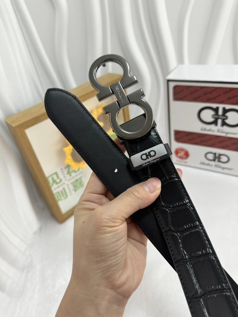 Brand-authenticated Ferragamo Belts
