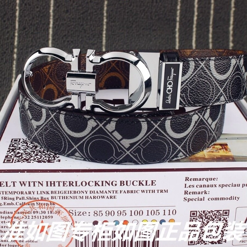 Brand-authenticated Ferragamo Belts