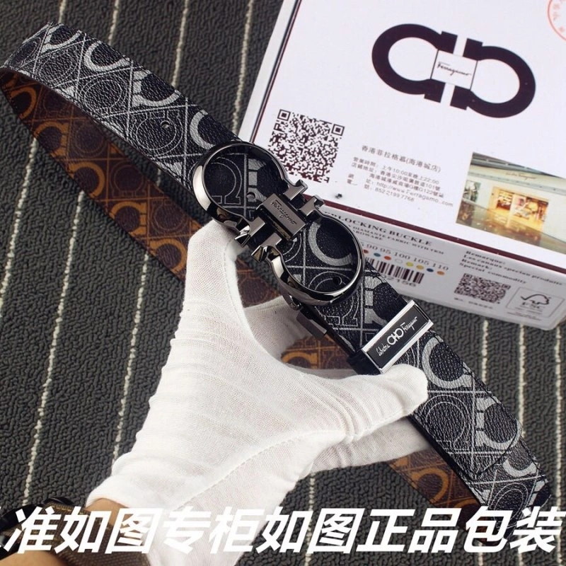 Brand-authenticated Ferragamo Belts