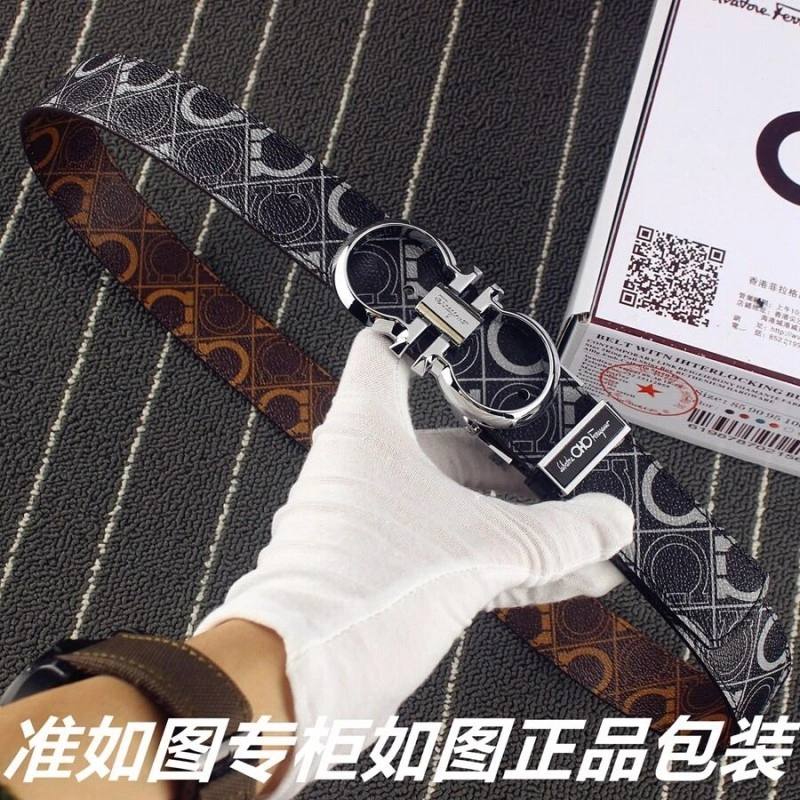 Brand-authenticated Ferragamo Belts