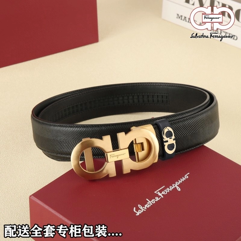 Brand-authenticated Ferragamo Belts