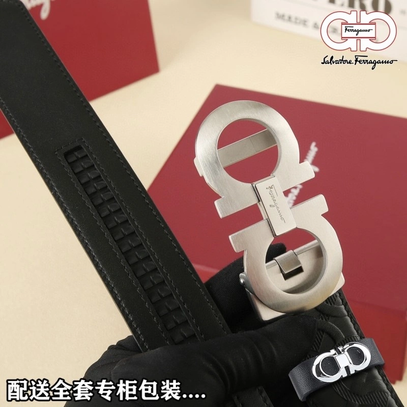 Brand-authenticated Ferragamo Belts