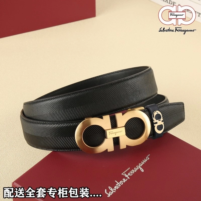 Brand-authenticated Ferragamo Belts